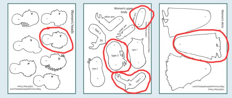 Historical puppets for language arts - Past Times History