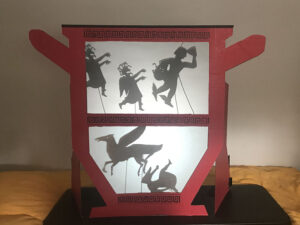 Silhouette puppets to act out Greek myths - Past Times History